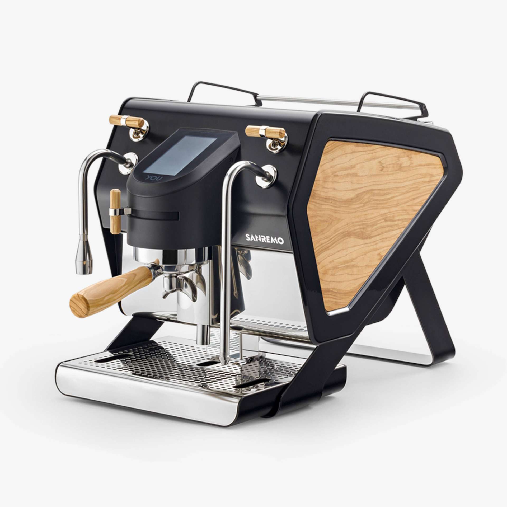 SANREMO YOU Schwarz Espressomaschine | STOLL Espresso