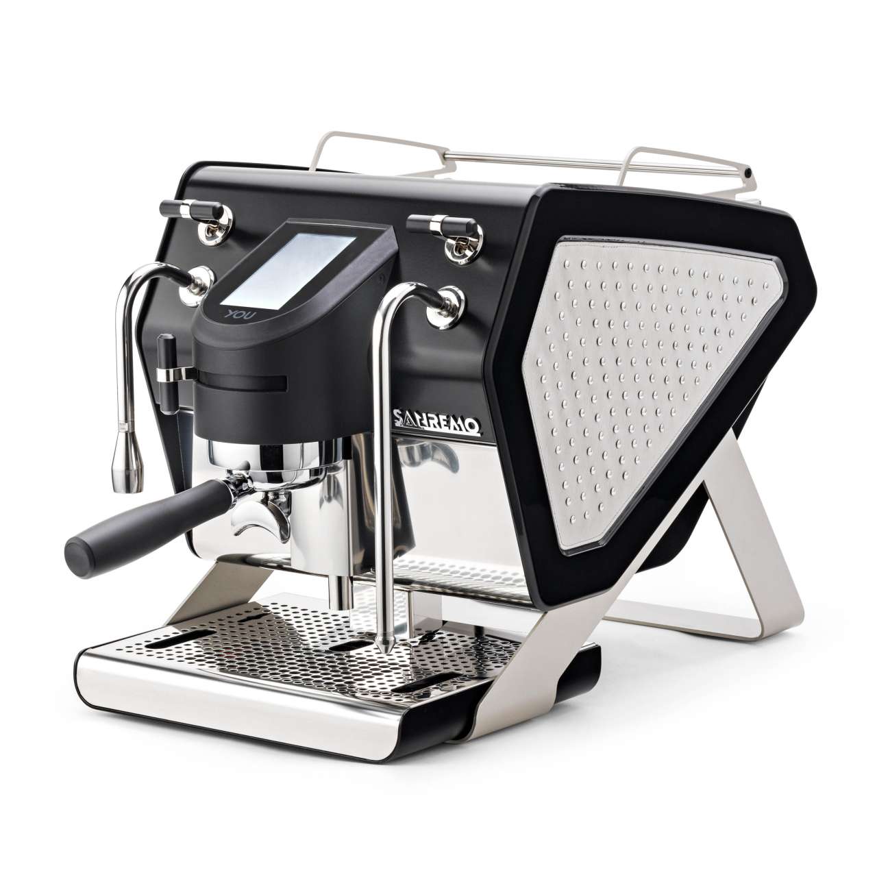 SANREMO YOU Schwarz Espressomaschine | STOLL Espresso